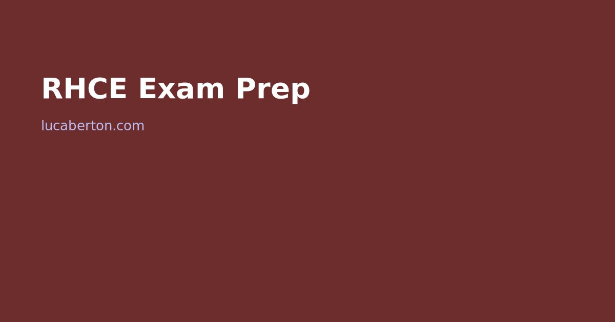 RHCE Exam Preparation Guide: How to Pass in 2026